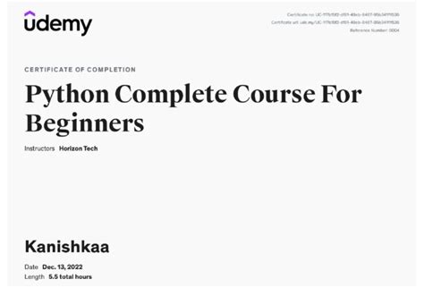 kanishkaa kanagarajan on linkedin python udemycertification pythonprogramming python udemy
