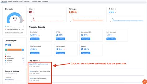 Site Audit Overview Report Manual Semrush Toolkits Semrush