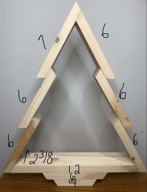 An Easy To Make Wooden Christmas Tree The Craftiest Workshop Wooden