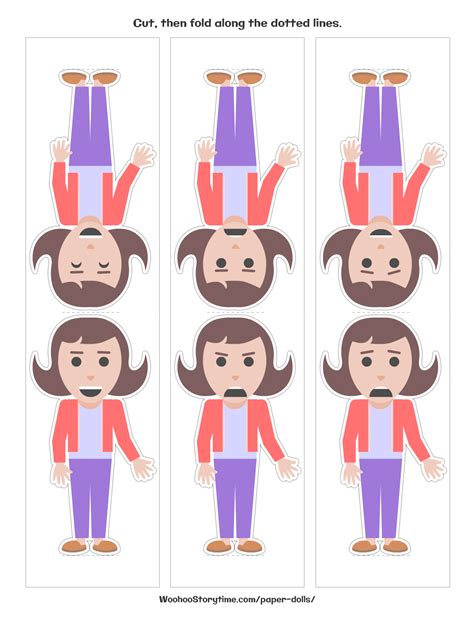 Print And Cut Paper Dolls Roys Bedoys And Woohoo Storytime