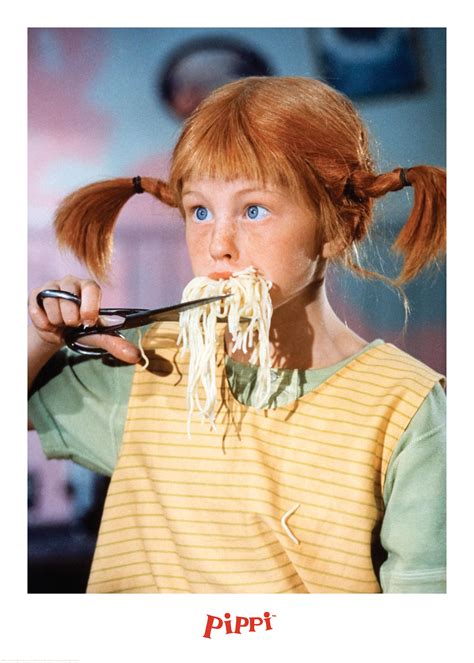 Pippi Langstrumpf Isst Spaghetti Poster Poster Store De