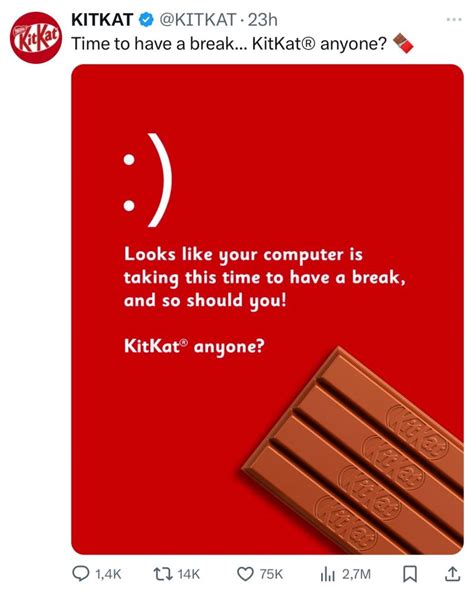 sanaz bashiri on linkedin haveabreak kitkat nestle microsoft meme twitter ad campaign…