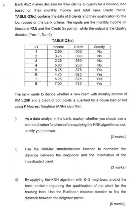 solved 3 a a new dataset was introduced on which two types