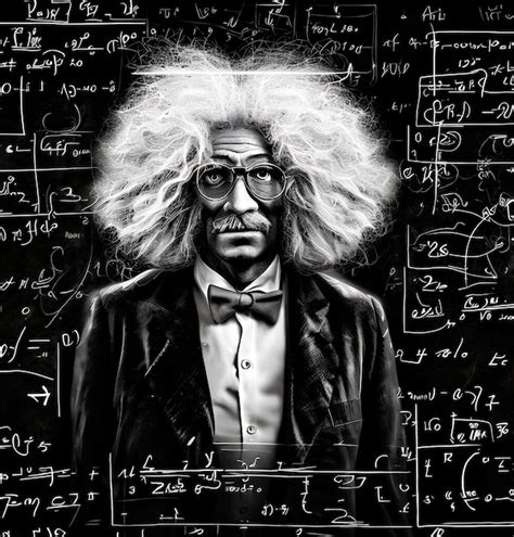 Premium Photo Scientist And Physicist Calculating Many Formulas