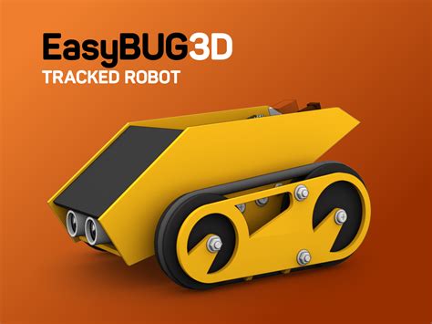 Tracked Robot Easybug3d For Arduino By Mauricioduarte Makerworld Download Free 3d Models