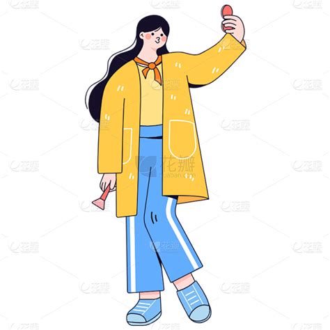 人物插画元素主题素材