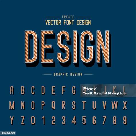 선 글꼴 및 문자 벡터 그림자 문자 서체 및 숫자 디자인 배경 그래픽 텍스트 3차원 형태에 대한 스톡 벡터 아트 및 기타 이미지 3차원 형태 교육 그래픽 프린트