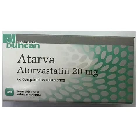 Atarva 20 Mg X 30 Comprimidos Rappi