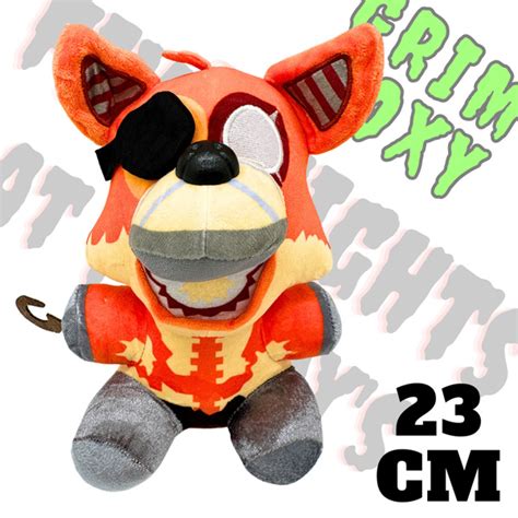 Мягкая игрушка фнаф Грим Фокси Fnaf Grim Foxy Мрачный Фокси Лис пират Аниматроники 23 см