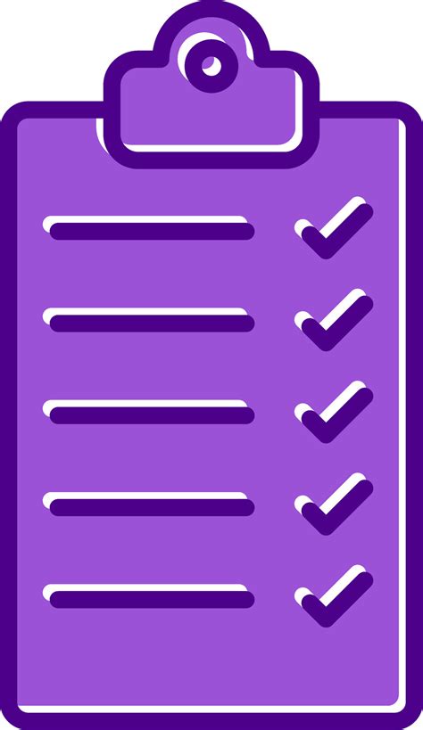 Checklist Vecto Icon 38076153 Vector Art At Vecteezy