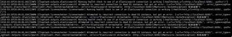 Logstash 启动conf文件，没有写localhost 提示 Unreachable Localhost9200