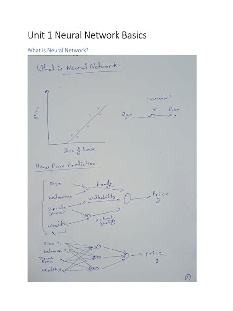 Unit 1 Neural Network Basics Pdf Deep Learning Logistic Regression