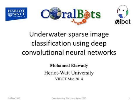 Underwater Sparse Image Classification Using Deep Convolutional Neural