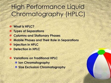 Instrumentation Of Hplc Pptx Chemistry Science