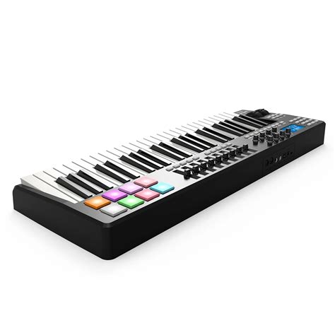 WORLDE PANDA49 Portable 49 Key USB MIDI Keyboard Controller 8 RGB Colorful Backlit Trigger Pads