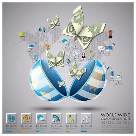 Communication And Connection Chart Diagram Infographic Stock Vector Illustration Of Graphic