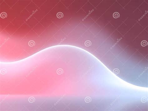 Abstract Gradient Background With Soft Red And White Tones Ai Image Stock Illustration