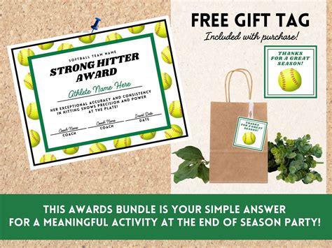 Editable Softball Award Certificate Template Softball Team Award