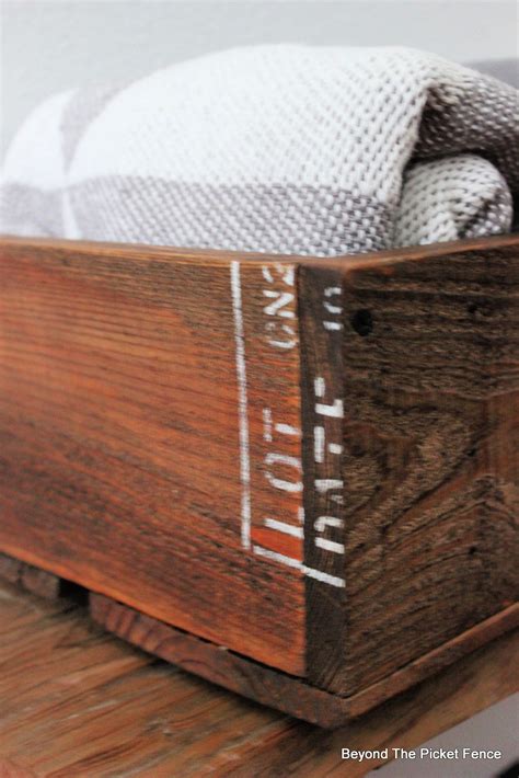 Beyond The Picket Fence Wood Crate