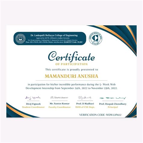 Mamanduri Anusha On Linkedin Webdevelopment Internship