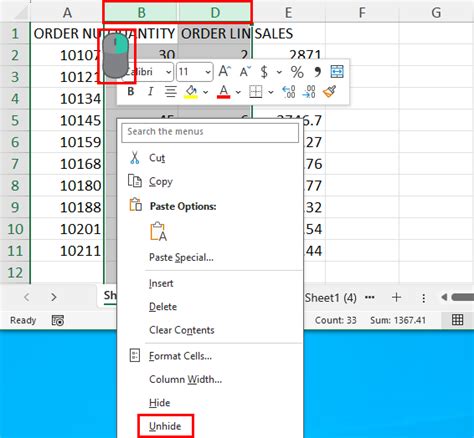 9 Ways To Unhide Columns In Microsoft Excel How To Excel