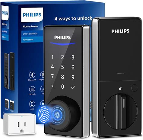 Philips Wi Fi Smart Door Lock Keyless Entry Door Lock With App Control Fingerprint Id Auto