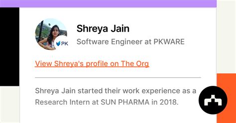 shreya jain software engineer at pkware the org
