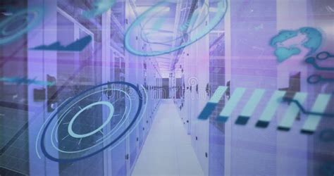 Animation Of Wave Patterns Over Graphs Circles Globe And Soundwaves