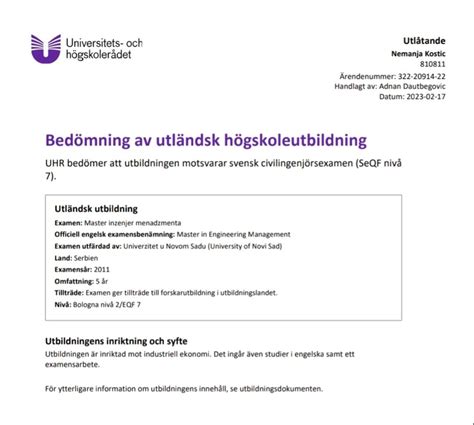 After Six Months Of Waiting My Master Degree Is Officially Recognised In Sweden Cant Wait To