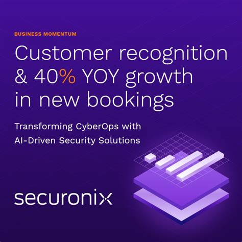 Securonix 40 Arr Growth Customer Success And Innovation In Cybersecurity Securonix Posted