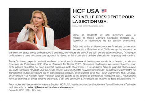 Presidence Work Hcfusa Hcfparis Hautecoiffurefrancaise Usa Miami