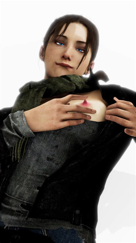 Rule 34 1girls 3d Autodesk Maya Biting Lip Blue Eyes Breasts Exposed