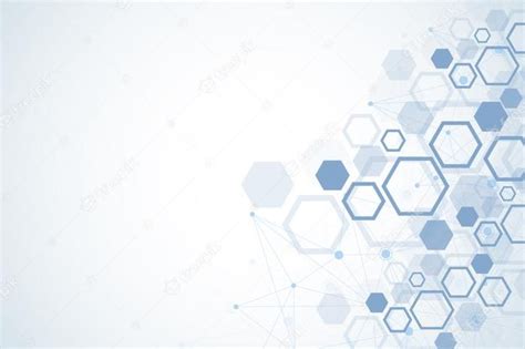 의학 과학 기술 화학에 대한 과학적 분자 배경 Dna 분자가 있는 벽지 또는 배너 벡터 기하학적 동적 그림입니다 프리미엄 벡터