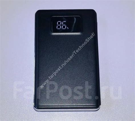 Классный портативный походный аккумулятор Power Bank 10000 mah, черный ...