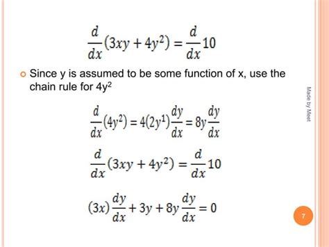 Implicit Function And Total Derivative Pptx