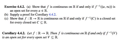 Solved Show That F Is Continuous On R If And Only If Chegg Com