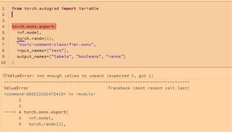 Attempting To Export A Text Model To Onnx Deep Learning Fastai Course Forums