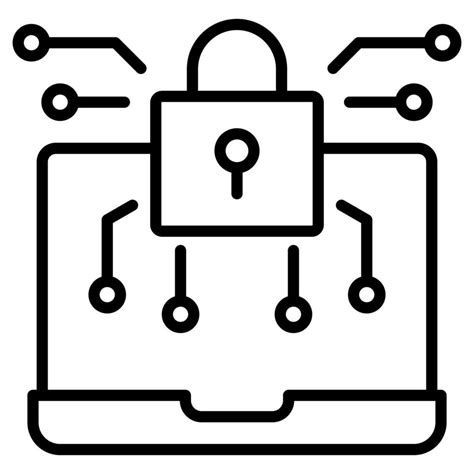 Data Encryption Icon Line Illustration 43337519 Vector Art At Vecteezy