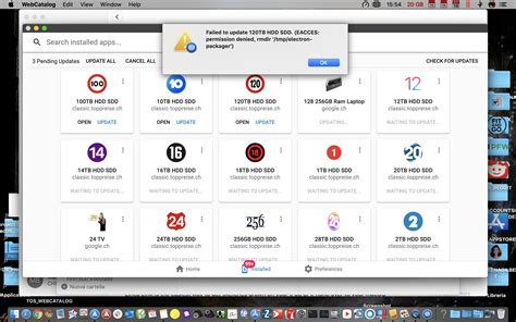 Bug Fails To Installupdate App Eacces Permission Denied Rmdir