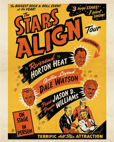 The Stars Align Tour Reverend Horton Heat Dale Watson And Jason D Williams