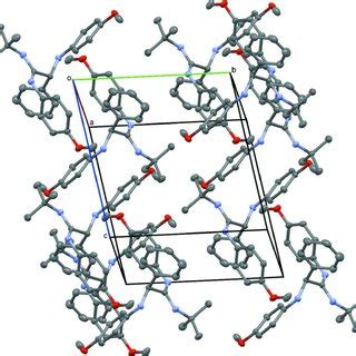 View Showing Unit Cell Packing Unit Cell Axes Are Labeled In The Figure Download Scientific
