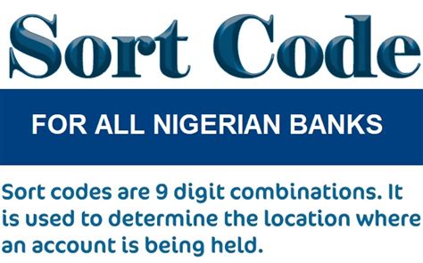 Edutorial Info Nigerian Bank Sort Codes