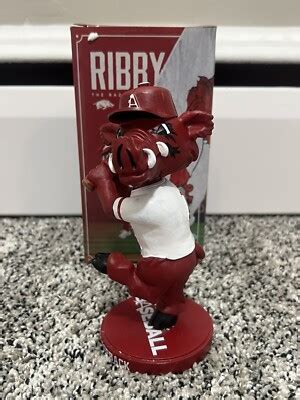 Tusk Vi Arkansas Razorbacks Live Mascot Bobblehead College