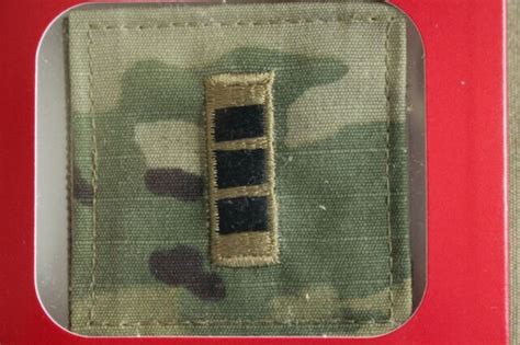 Us Army Gi Multicam Ocp W 3 Cw3 Hook Back Camouflage Camo Uniform Rank Patch Ebay Warrant