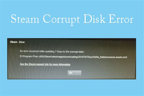 Instant Ways To Solve The Steam Corrupt Disk Error