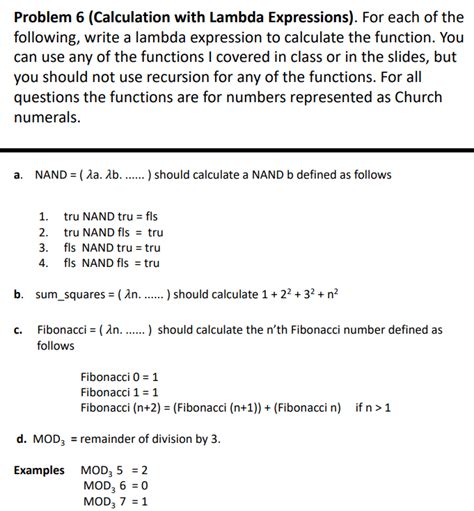 calculation with lambda expressions for each of
