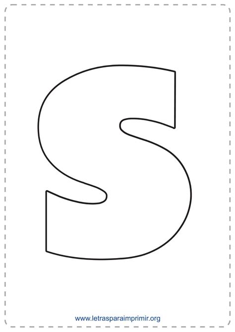 Letras S Para Imprimir Letras Para Imprimir