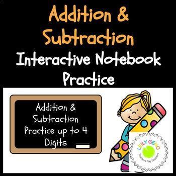 Addition And Subtraction Interactive Notebook By Leily Geng TpT