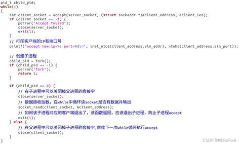 Linux socket编程 利用fork实现服务端与多个客户端建立连接