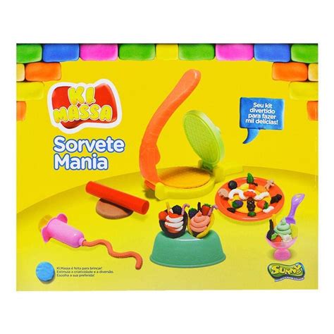 Massinha Comidas Sorvete Mania
